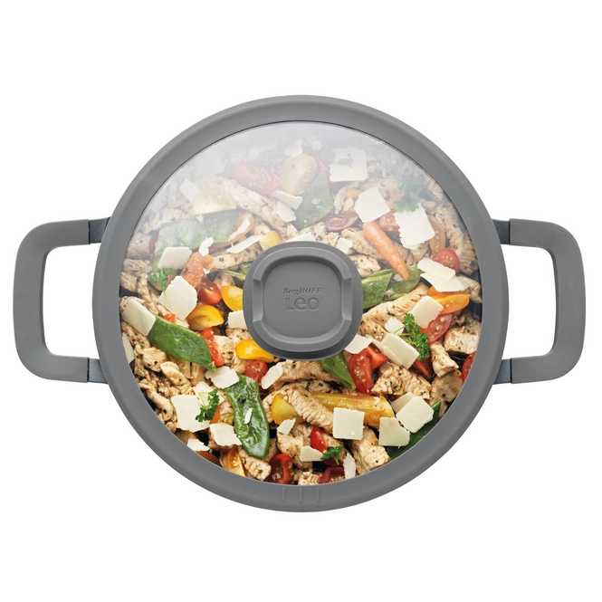 Cooking Pot BergHOFF Leo Line Cast Alu with Lid 24 x 11 cm | Cookwarestore