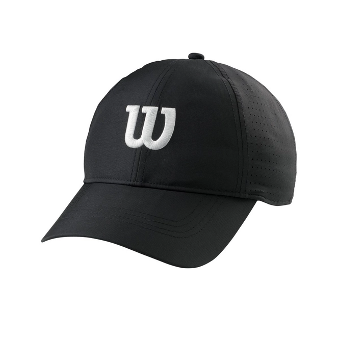 Cap Wilson Men Ultralight Tennis Black | Tennisplanet.co.uk