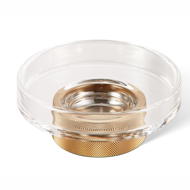 Seifenschale Decor Walther Club STS Gold Transparent | Handtuchhandel