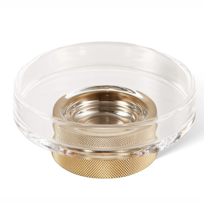 Seifenschale Decor Walther Club STS Matt Gold Transparent | Handtuchhandel