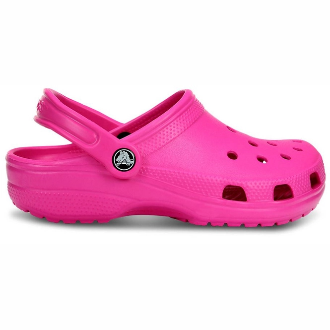 Medizinische Clogs Crocs Classic Neon Magenta | Clogsexperte