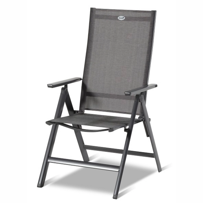 Tuinstoel Hartman Aruba Recliner Alu Grijs | Tuinkussenstore