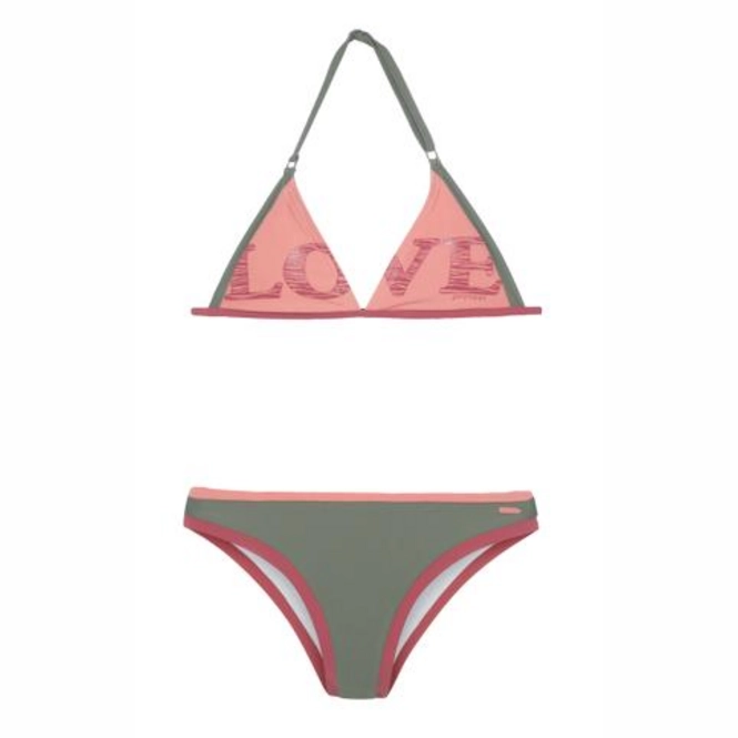Bikini Protest Girls Vera Jr Triangle Dusk Coral '23 | Outdoorsupply.co.uk