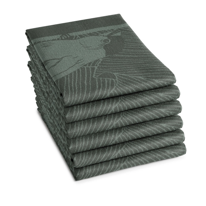 Geschirrtuch DDDDD Birdy Green (6er Set) | Kochexperte