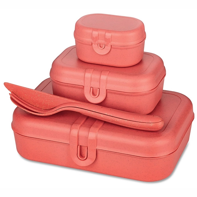 Lunch box Koziol Bio-Circular Pascal Ready Nature Coral (6-pieces ...