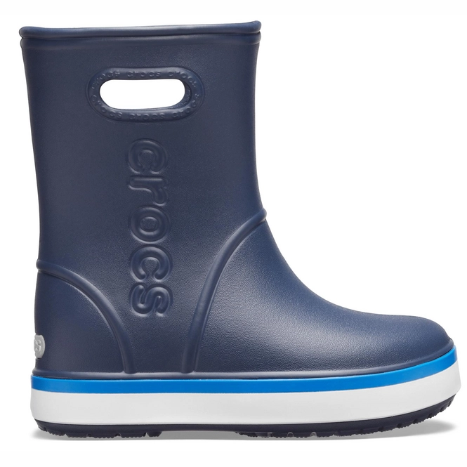 Bottes de Pluie Crocs Kids Crocband Rain Boot Navy Bright Cobalt ...