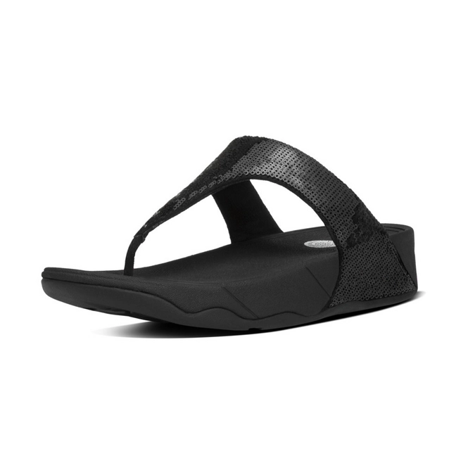 Slipper FitFlop Electra Classic Black | Schoenfashion