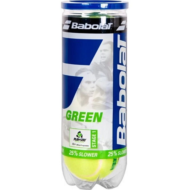 Tennisball Babolat Green X3 Yellow | Tennisplanet.de