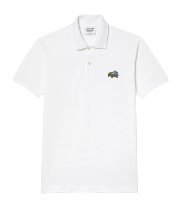 Polo T Shirt Lacoste X Netflix Men Ph7057 White Bridgerton