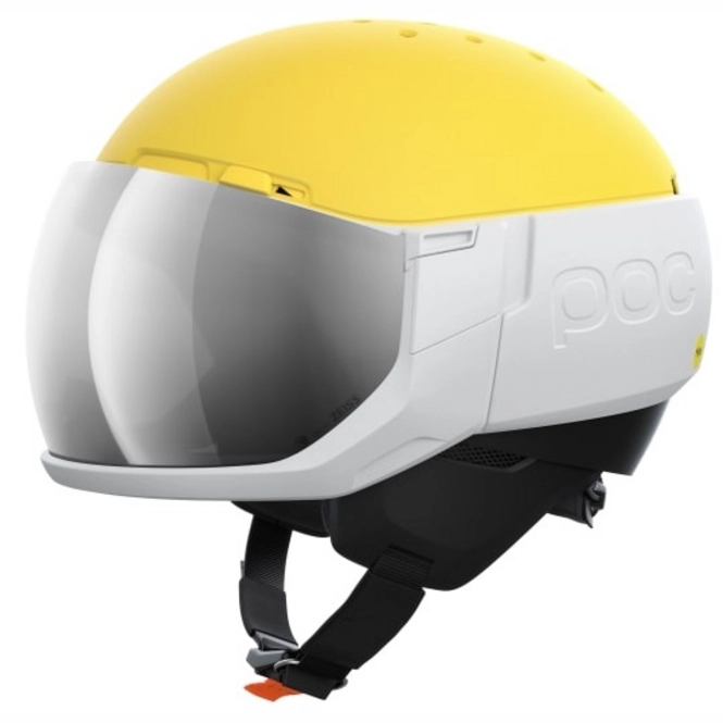Casque de Ski POC Levator MIPS Hydrogen White/Aventurine Yellow Matt ...