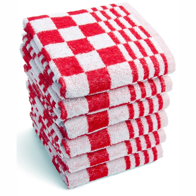 Keukendoek Byrklund Clean & Fresh Rood (Set van 6) | Kookexpert
