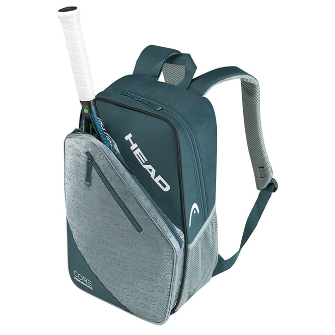 Tennisrucksack HEAD CORE Backpack Antracite White | Tennisplanet.de