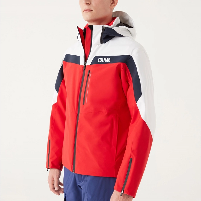 Skijacke Colmar 1306 Sapporo Bright Red White Blue Herren ...