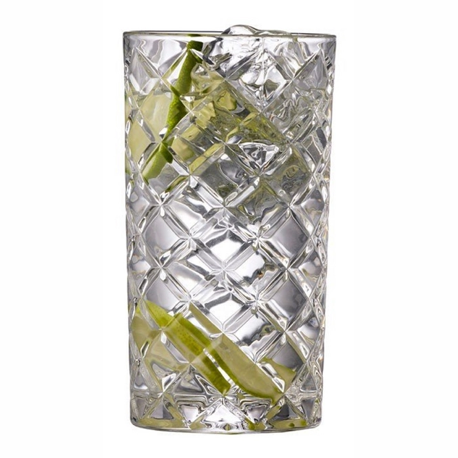Long Drink Glass Lyngby Diamond 410 ml Clear (6 pieces) | Cookwarestore