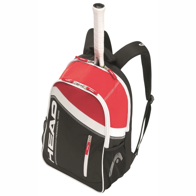 Tennistasche HEAD Core Backpack Schwarz Rot | Tennisplanet.de
