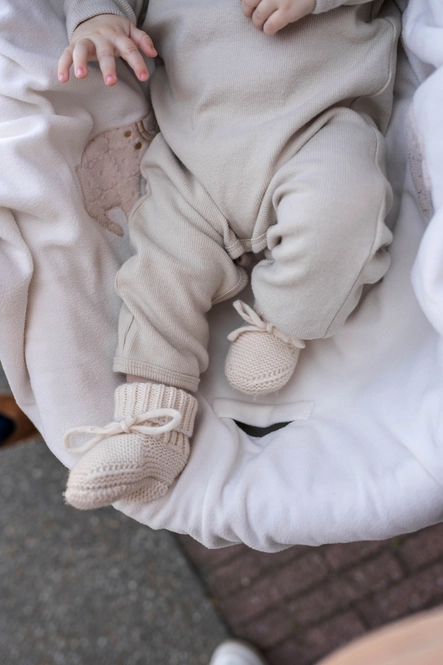 Babysloffen Lodger Merino Wool Birch | Geboortewinkel