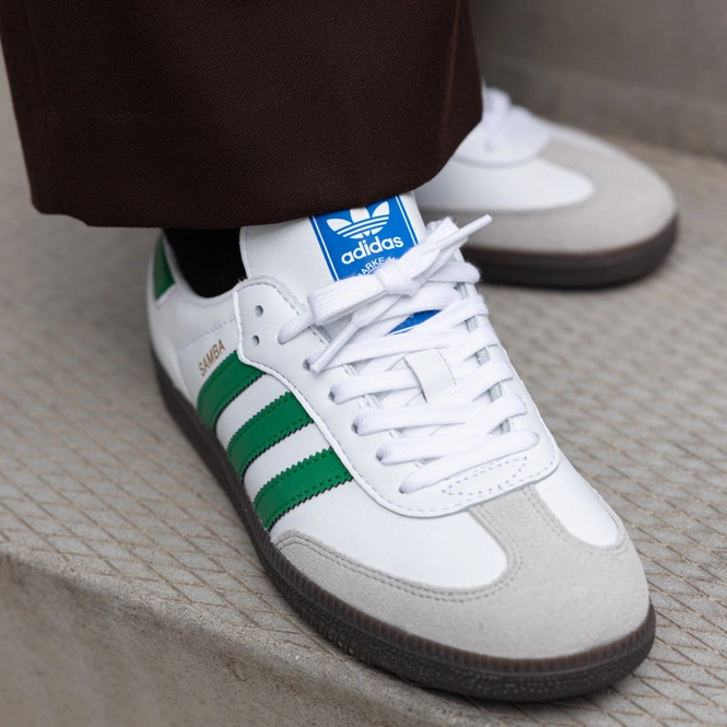 adidas Samba OG Footwear White/Green/Supplier Colour | Sneaker District COM