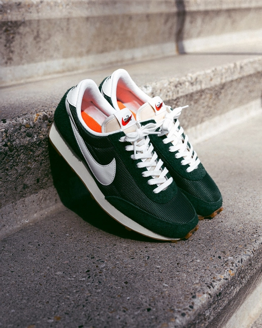 Nike Daybreak Vintage Fir/Coconut Milk/Gum Medium Brown/Sail | Sneaker ...