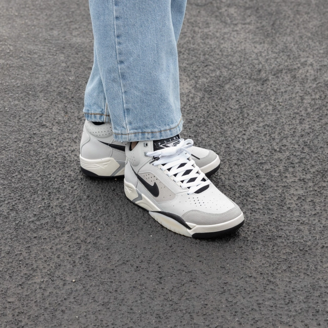 Nike Air Flight Lite Mid Photon Dust/Black/Metallic Silver | Sneaker ...