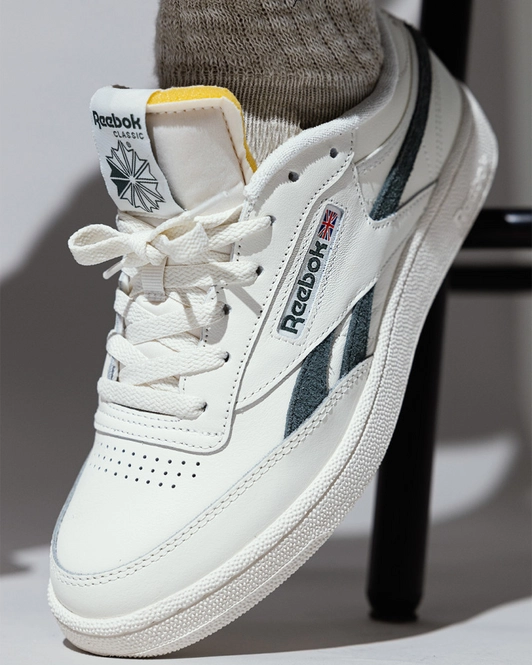 Reebok Club C Revenge Chalk/Chalk Green | Sneaker District COM