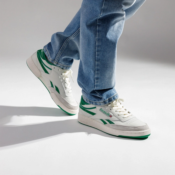Reebok Club C Revenge Chalk/Paper White/Glen Green | Sneaker District