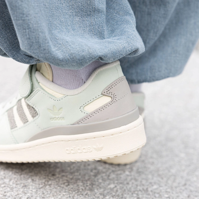 adidas Forum 84 Low Linen Green / Metal Grey / Cream White | Sneaker ...