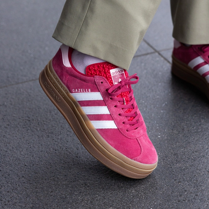 adidas Gazelle Bold Wild Pink / Footwear White / Clear Pink | Sneaker ...