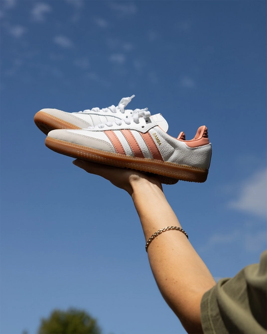 adidas Samba OG Cloud White / Wonder Clay / Crystal White | Sneaker ...