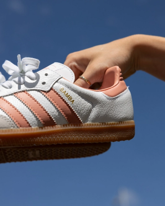adidas Samba OG Cloud White / Wonder Clay / Crystal White | Sneaker ...