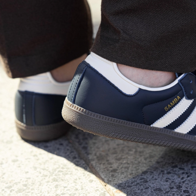 adidas Samba OG Night Navy / Cream White | Sneaker District