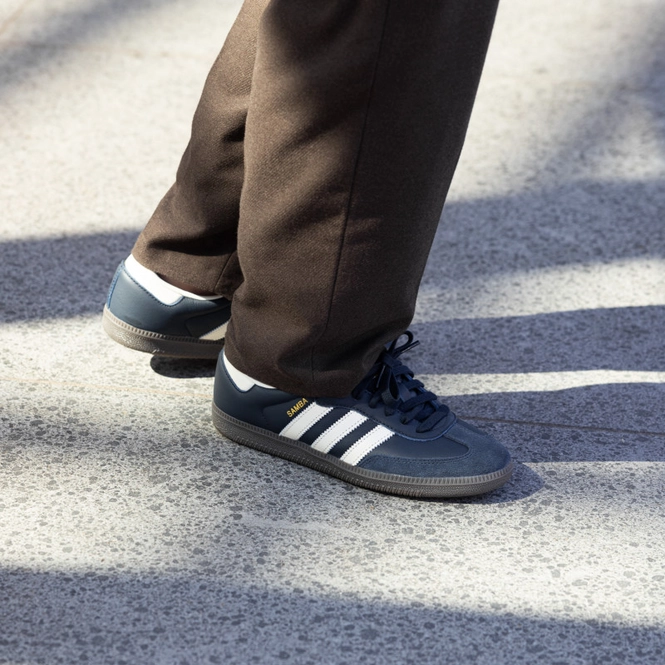 adidas Samba OG Night Navy / Cream White | Sneaker District