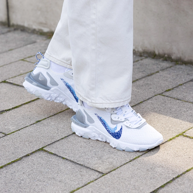 Nike React Vision White/University Blue/Deep Royal Blue | Sneaker District