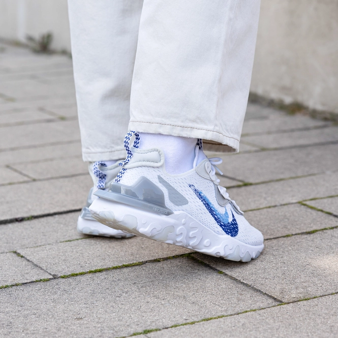 Nike React Vision White/University Blue/Deep Royal Blue | Sneaker ...