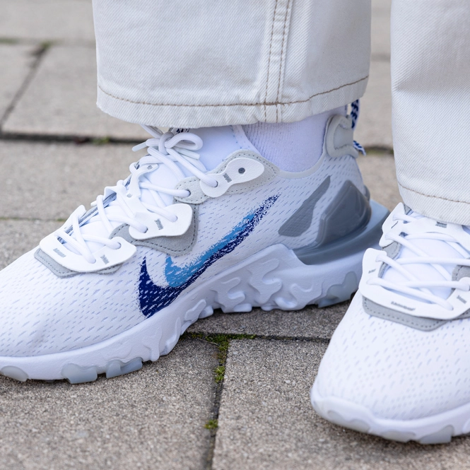 Nike React Vision White/University Blue/Deep Royal Blue | Sneaker ...