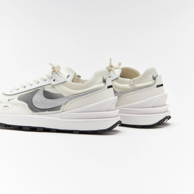 Nike Waffle One Essentials Summit White/Metallic Silver/Sail/Black ...