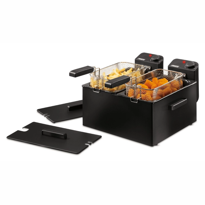 Friteuse Princess Double Fryer Black 183028 | Cuisineetcocotte