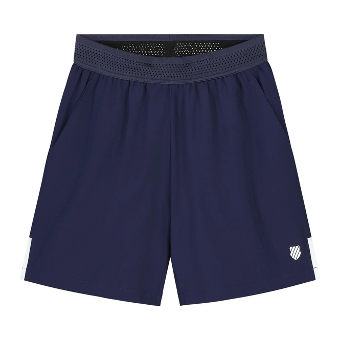 Short de Tennis K Swiss Boys Core Team Short 8 Inch Navy | Tennisplanet.fr