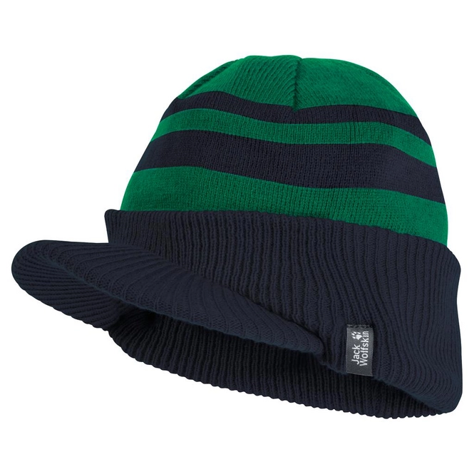 Muts Jack Wolfskin Kids Stormlock Windmill Cap Green (S) | Outdoorsupply