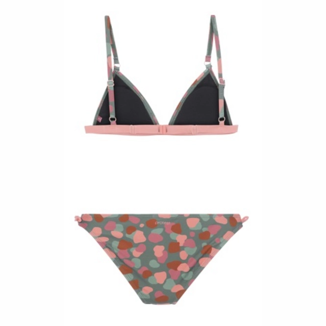 Bikini Protest Girls Donna Jr Triangle Glass Bottlegreen | Badenstrand