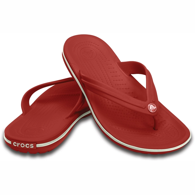 Flip Flops Crocs Crocband Flip Rot | Strandtuchshop