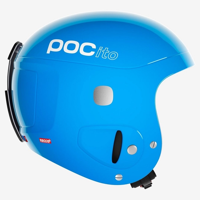 Skihelm POC Kids POCito Skull Fluorescent Blue | Outdoorsupply