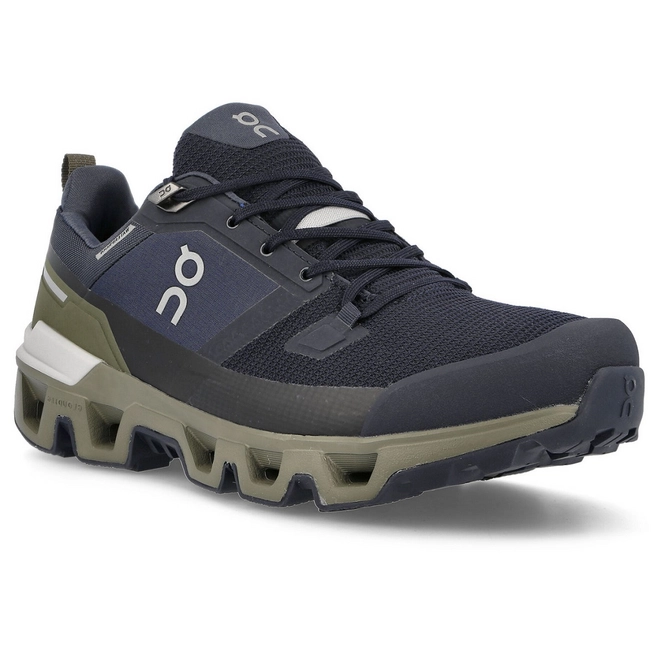 Hiking Shoes On Running Men Cloudwander Waterproof Midnight Olive ...