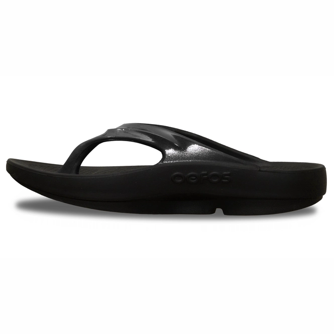 Slipper OOfos Women OOlala Black | Schoenfashion