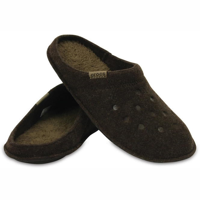 Hausschuhe Crocs Classic Slipper Espresso Walnut | Fashionschuh