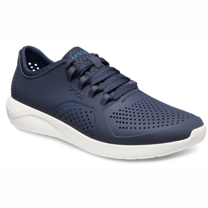 Medizinischer Schuh Crocs LiteRide Pacer Navy White | Clogsexperte