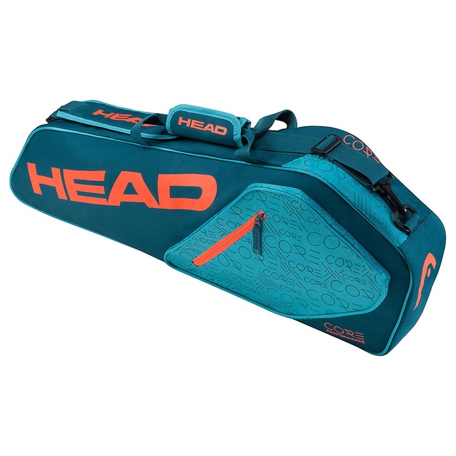Tennistas HEAD Core 3R Pro Bag Petrol | Tennisplanet.nl