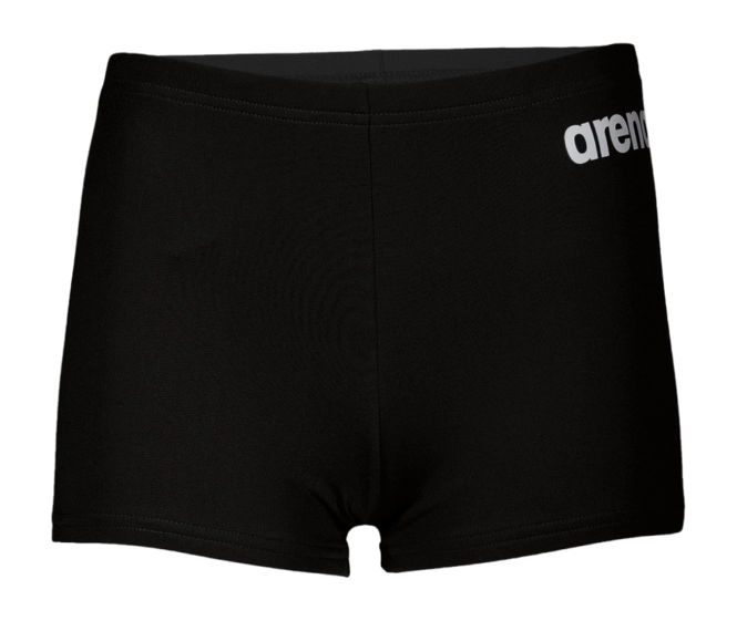 Badehose Arena Team Swim Short Solid Kinder Black White | Strandtuchshop