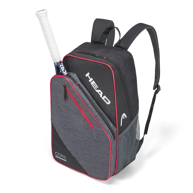 Tennisrucksack HEAD CORE Backpack Black Red | Tennisplanet.de