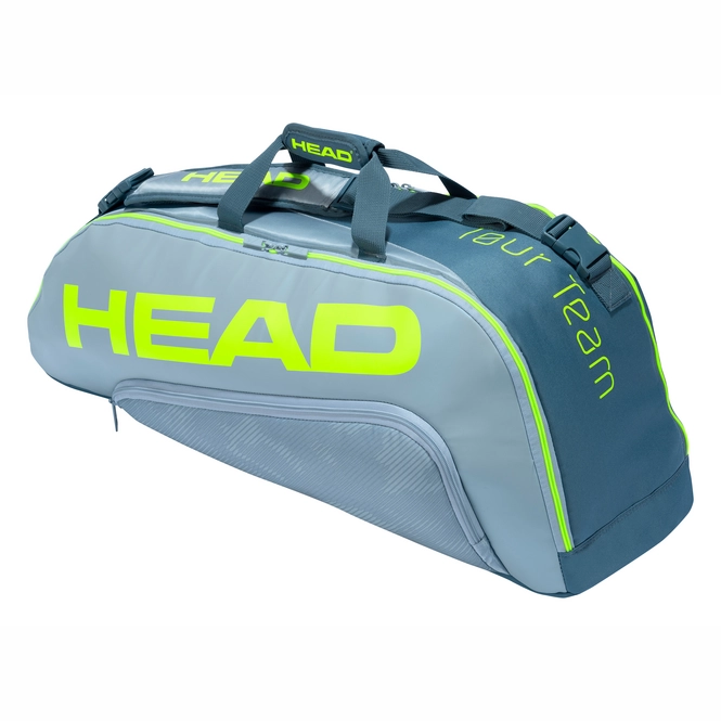 Tennis Bag HEAD Tour Team Extreme 6R Combi Grey Neon Yellow 2020 ...