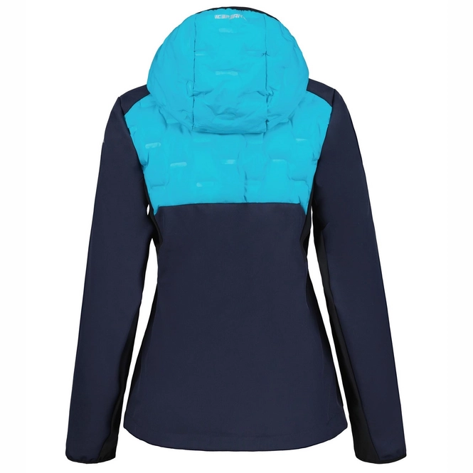 Jas Icepeak Women Burden Hybrid Softshell Jacket Turquoise | Outdoorsupply